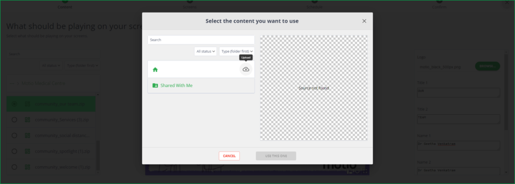 Publish User Guides: Create a HTML Message - Motio